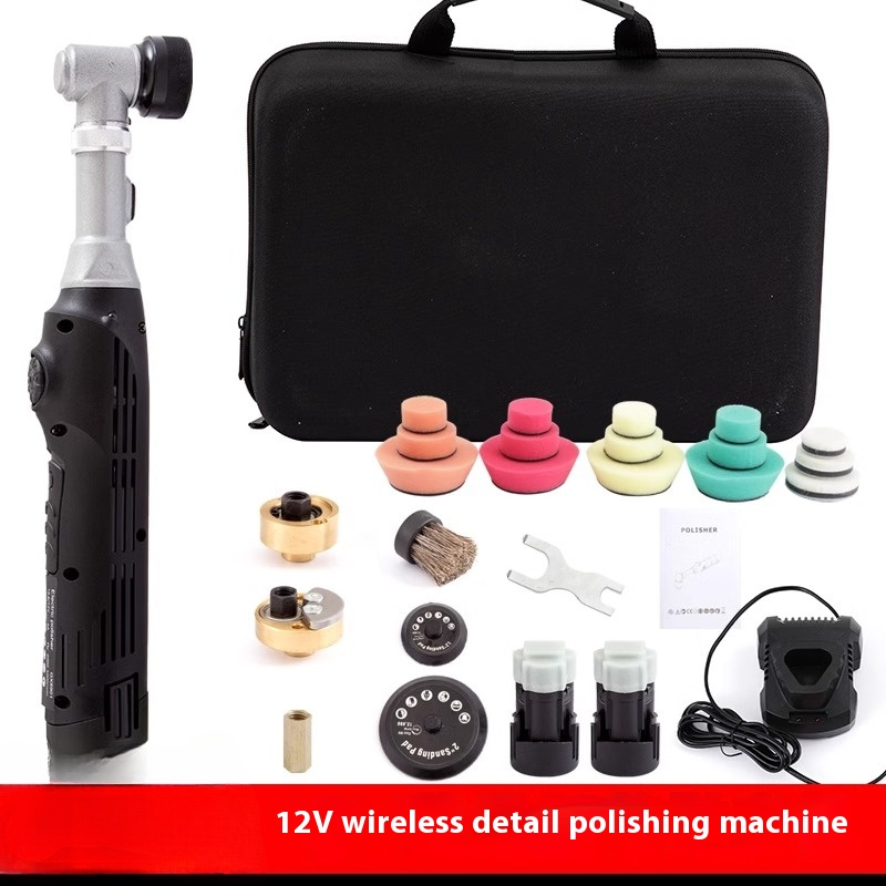 Cordless Mini Car Body Polisher Handheld Adjustable Electric Polishing ...
