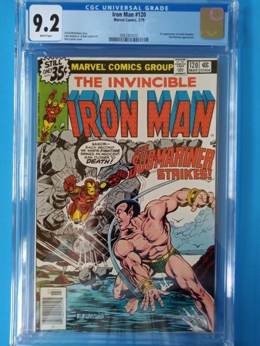 Iron Man #120 CGC 9.2 1st App. Justin Hammer Armor Wars 3/79 | eBay