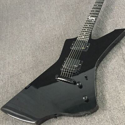 Factory Black Snakebyte Electric Guitar Active Pickups HPL Fretboard | eBay