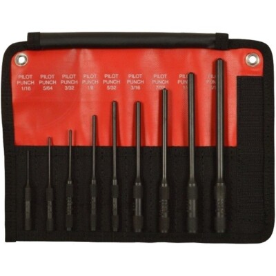 Mayhew Pro 9 Piece Roll Pin Pilot Punch Set Made in the USA | eBay