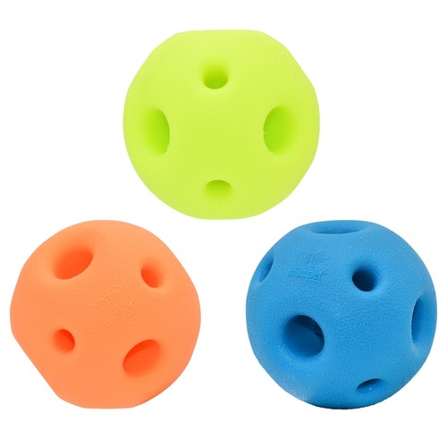 Multipet Breeze Balls for Dog - Bevel Tech Interactive Dog Toy w/Holes ...