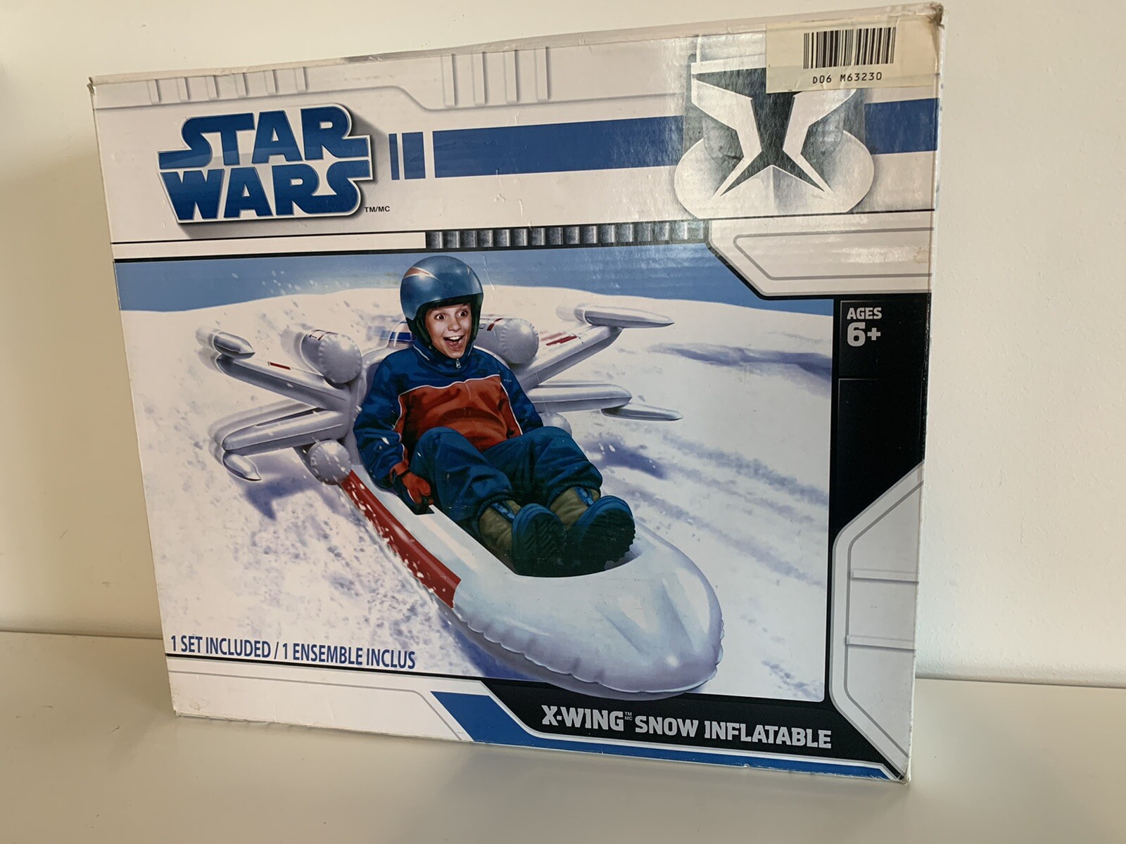 Star Wars Inflatable X Wing Fighter Sled Snow Sledding Toy 110 Lbs ...