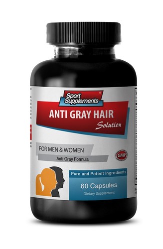 Stop Gray Hair - Gray Hair Solution 1500mg - Restore Natural Hair 1B | eBay
