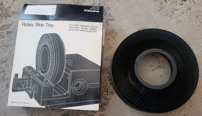 Photoco Rotary Projector Slide Tray 100 2x2 Slides | eBay