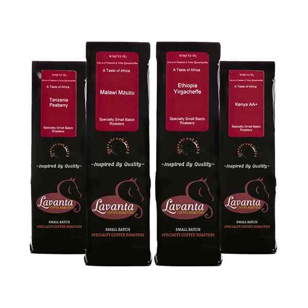 LAVANTA COFFEE TASTE OF AFRICA VARIETY PACK FOUR POUND PACKAGE | eBay