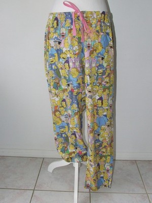 Peter Alexander Womens Pyjama Pants Simpsons Size L Cotton | eBay Australia