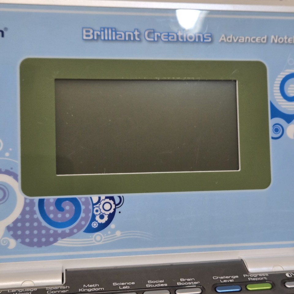 VTech Brilliant Creations Advanced Notebook With Mouse - White/ Blue ...