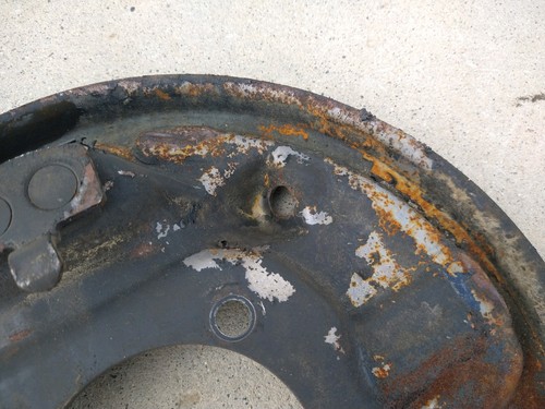 05-09 Silverado Sierra 1500 Rear Axle Drum Brake Backing Plate 15911567 ...