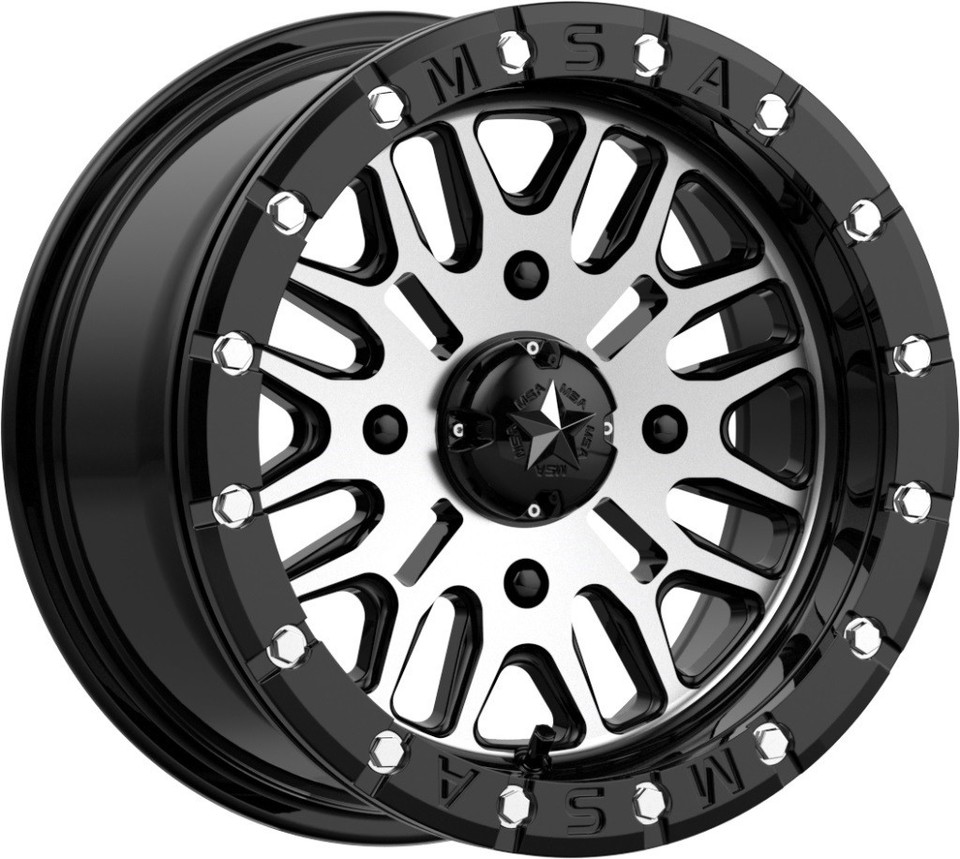 MSA Brute Bdlk 15" Wheels Mh 32" Savage XT Sticky Tires Honda Pioneer ...