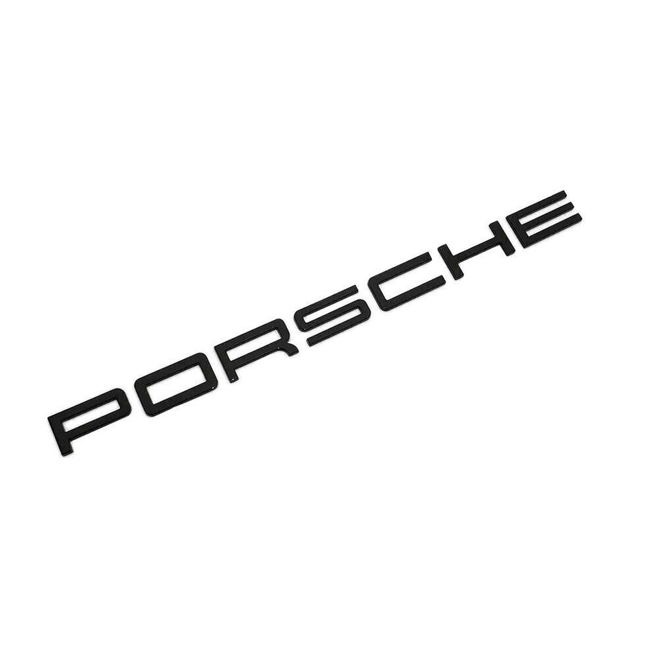 New For Porsche Panamera S Letters Rear Badge Emblem Set Look Deck lid ...