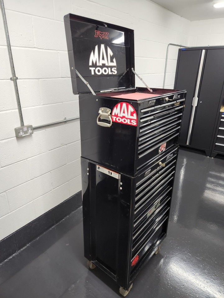 Mac Tools Roll Cab Tool Box Black | eBay UK