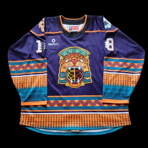 Game Worn San Jose Barracuda Tigres Del Mar Filip Bystedt Sharks ...