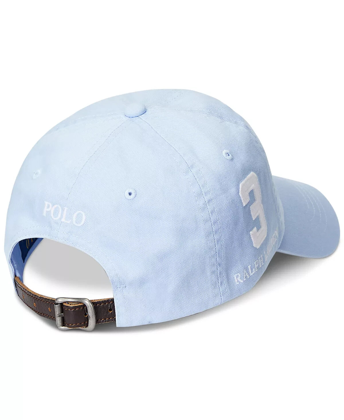 Polo Ralph Lauren Men's Big Pony Twill Ball Leather Strap Cap Limited ...