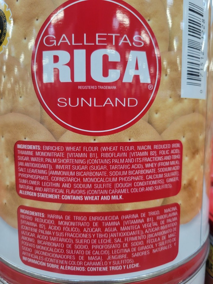 ROYAL BORINQUEN GALLETAS RICA RICH COOKIES PACK 28 OZ. PUERTO RICO ...