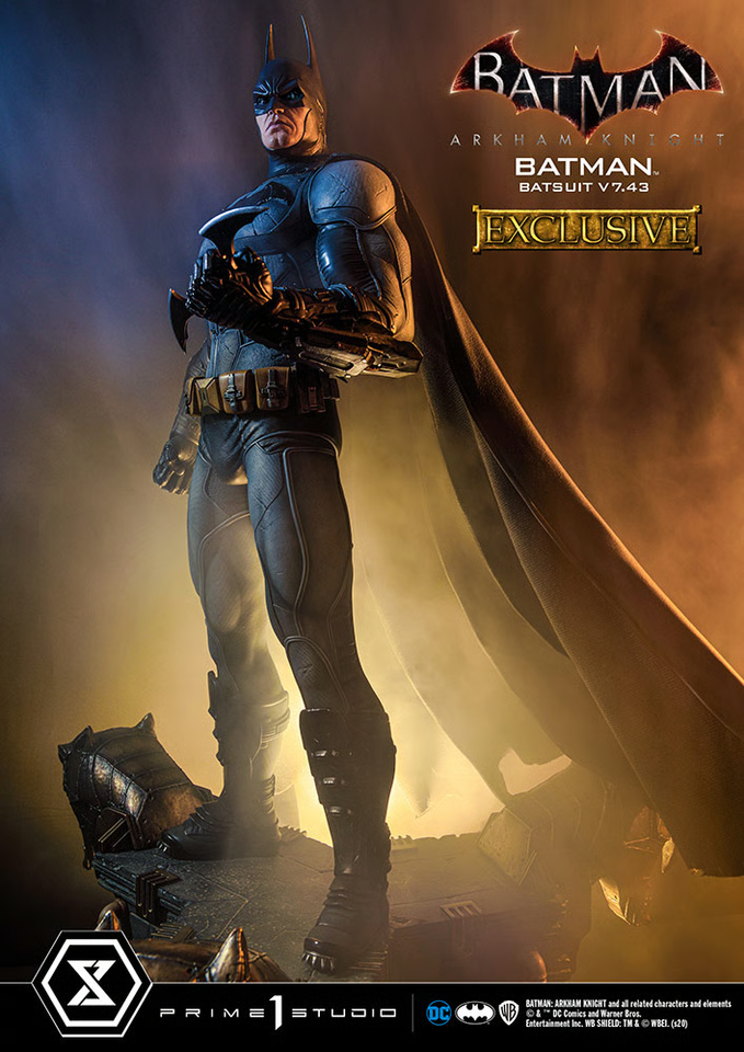 Sideshow Exclusive BATMAN ARKHAM KNIGHT BATSUIT V743 1:3 STATUE PRIME ...