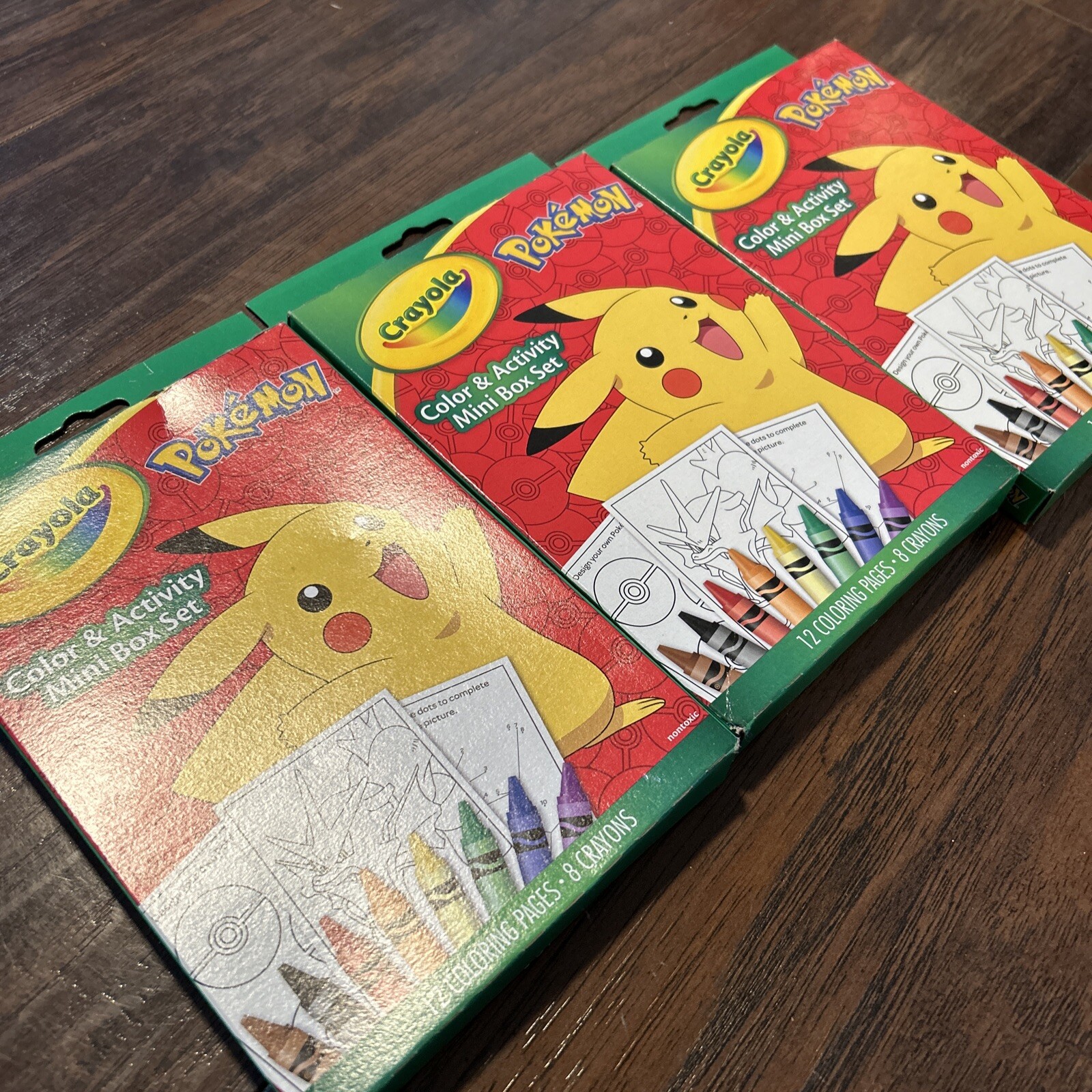3 CRAYOLA POKÉMON Color and ACTIVITY Sets WITH CRAYONS Lot Of 3 | eBay