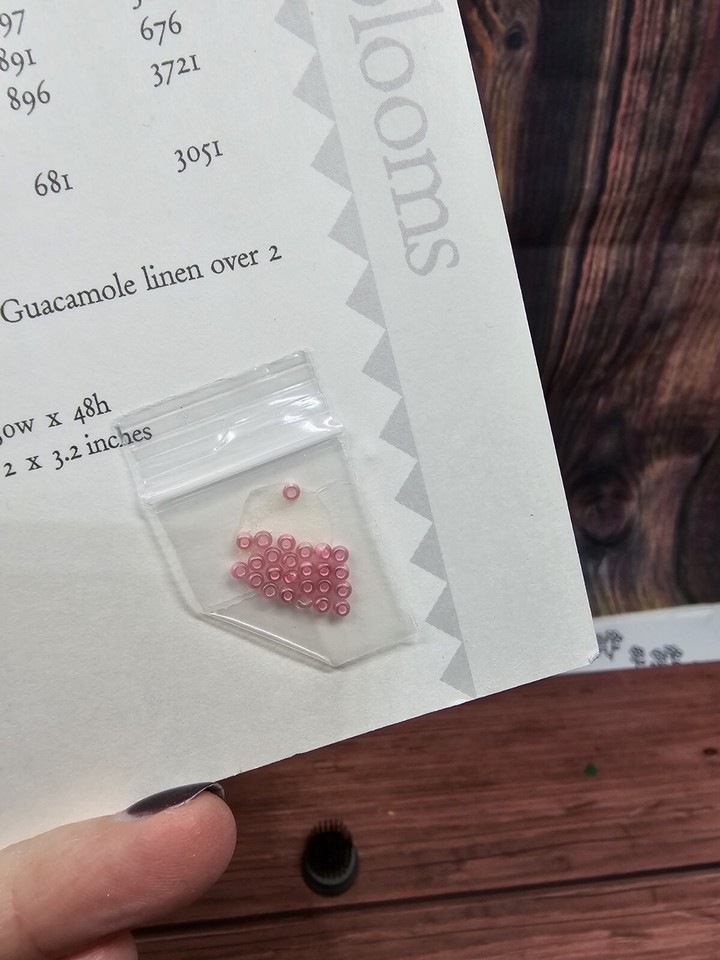 Curio Blooms - Heart in Hand - New Chart + embellishments beads | eBay