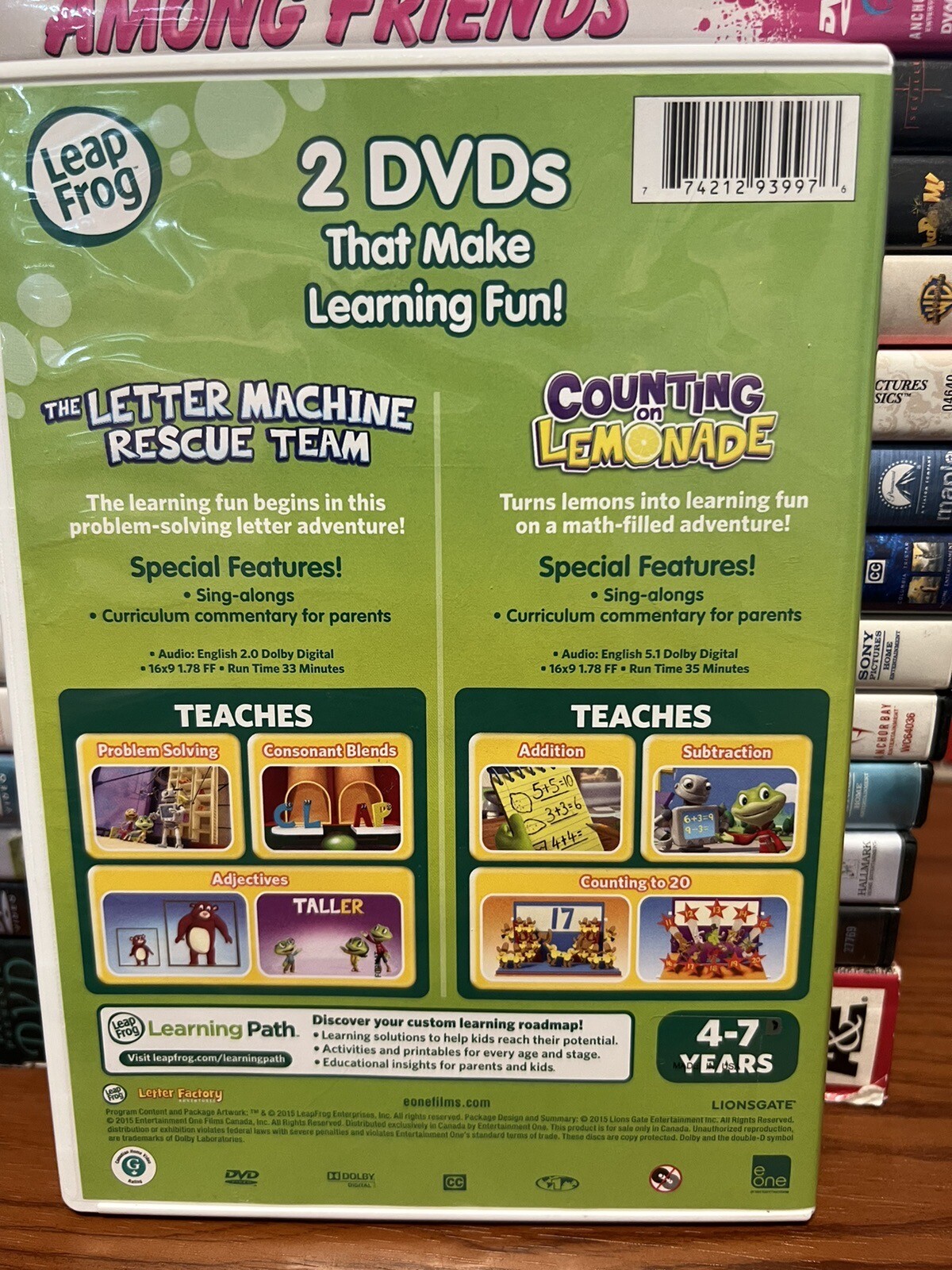 LeapFrog: Gift of Learning (DVD 2012 Canadian 2 Disc) Free Shipping in ...