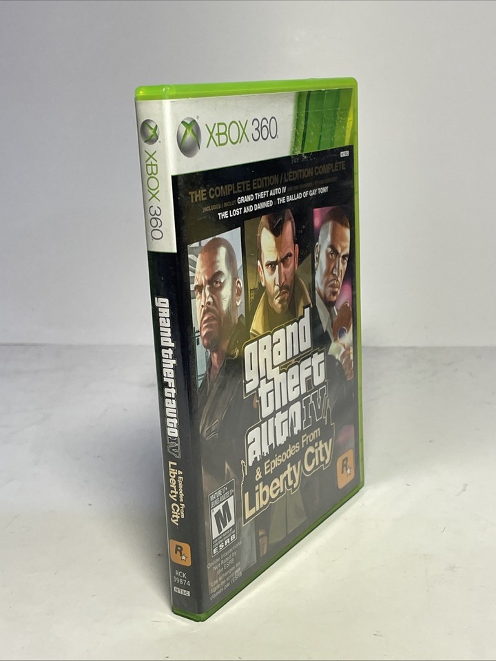 Grand Theft Auto 4 IV Complete Edition (Xbox 360, 2010) CIB w/ Manual ...