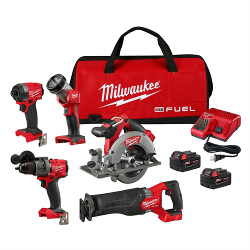 Milwaukee Tool M18 Combustible 5-Tool Combo Kit 3697-25 | eBay