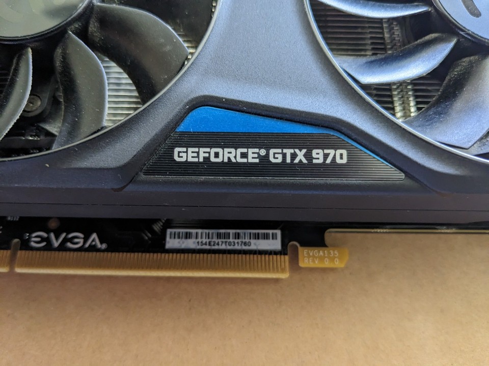 EVGA GeForce GTX 970 4GB RAM Gaming Graphics Card 843368032982| eBay