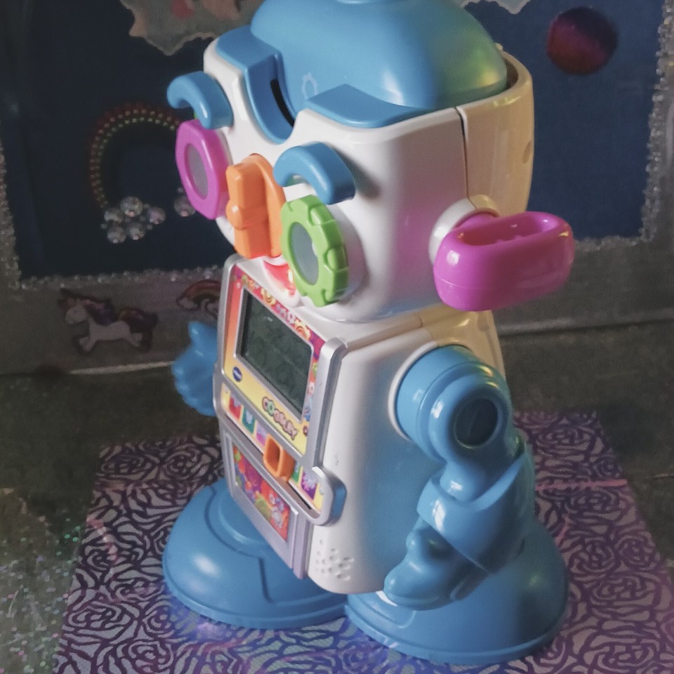 🦄Vtech / Talking "Cogsley" Robot Learning Moves 14"T Toy! *READ* | eBay