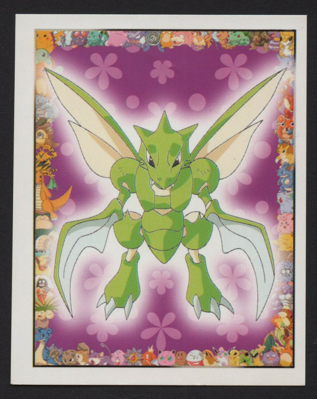 SCYTHER STICKER #123 POKEMON SERIE 1 COLLECTION MERLIN 1999 | eBay