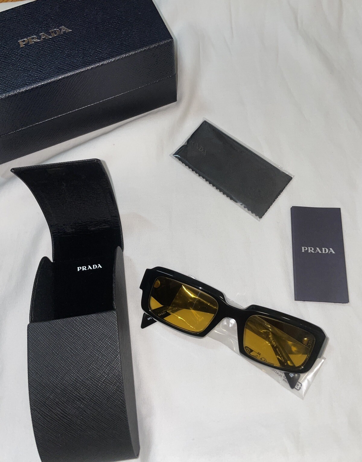 PRADA Sunglasses - Black/Brown (PR 27ZS 16K70A ) | eBay