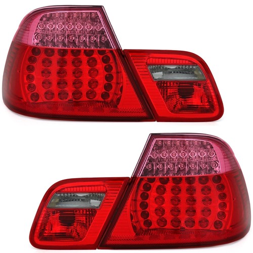 For BMW 3er E46 Saloon 1998-09/2001 LED Rear Lights Left+Right US Look ...