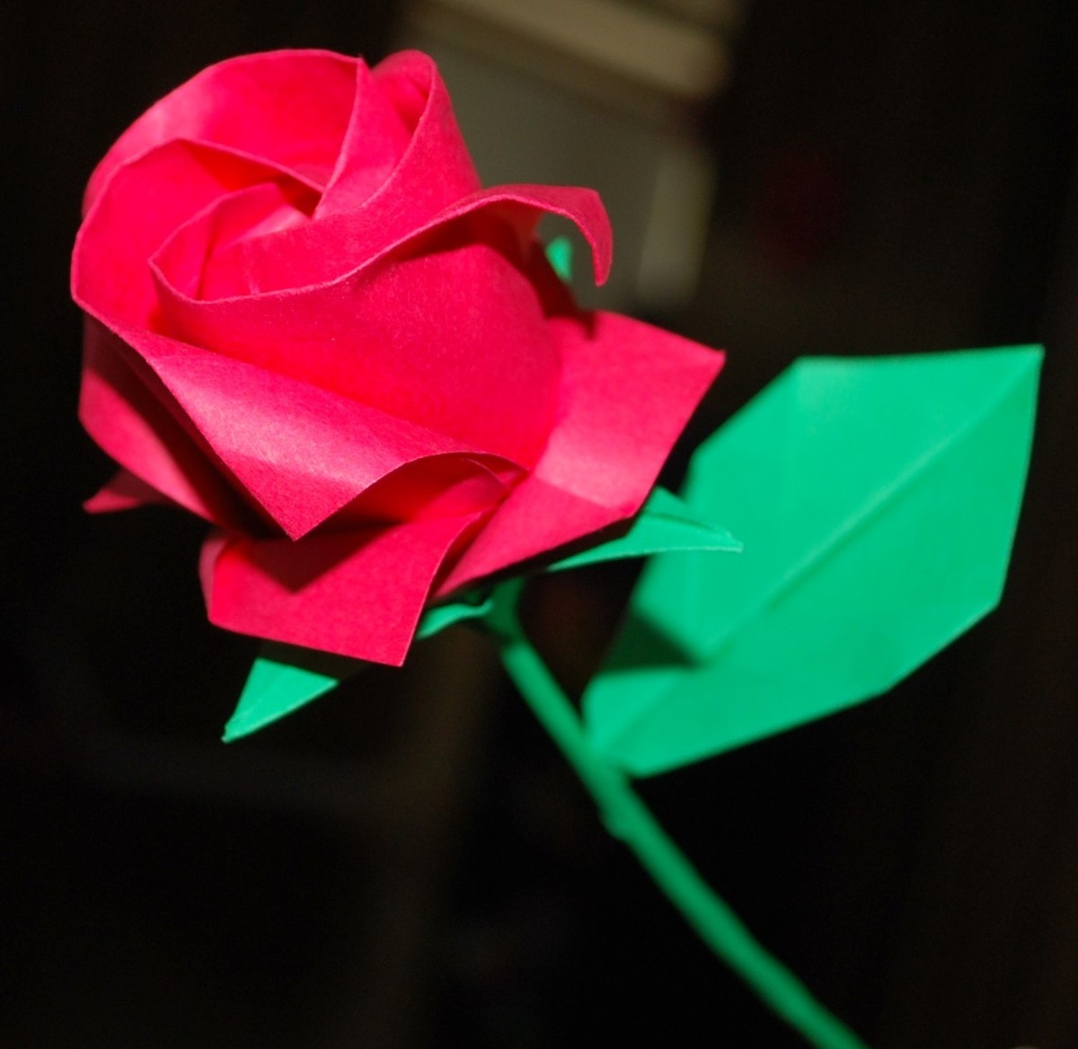 Origami Rose