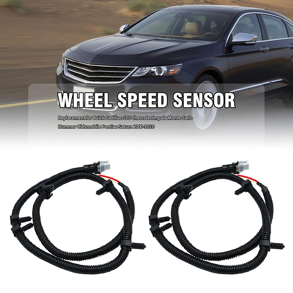 4PCS ABS Wheel Speed Sensors For 00-15 Chevy Impala LS LT LTZ ZZ Sedan ...