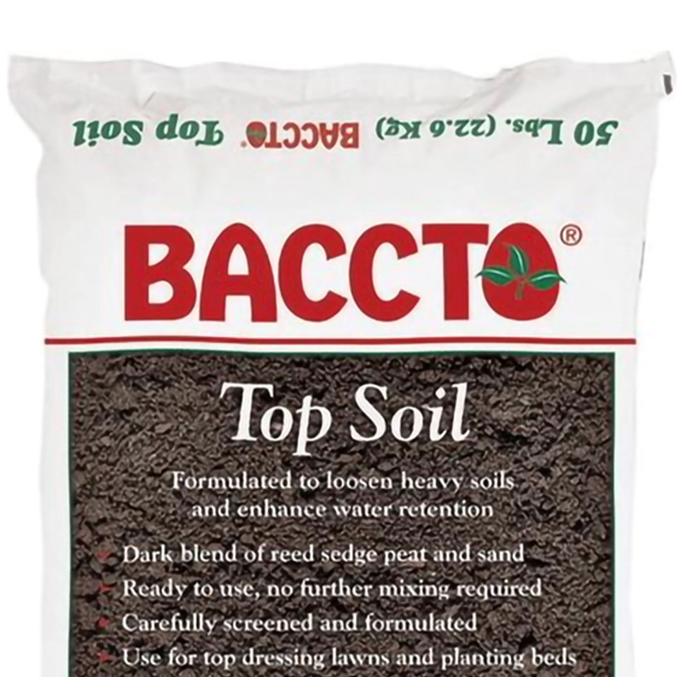 Michigan Peat Baccto Top Soil with Reed Sedge, Peat, and Sand, 50 ...