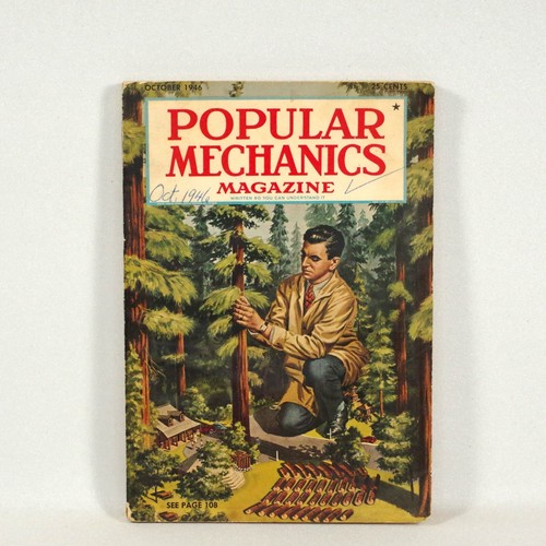 Popular Mechanics October 1946 Nuclear Power Atomic Age Vintage ...