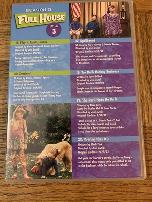 Full House Season 5 Disc 3&4 DVD | eBay
