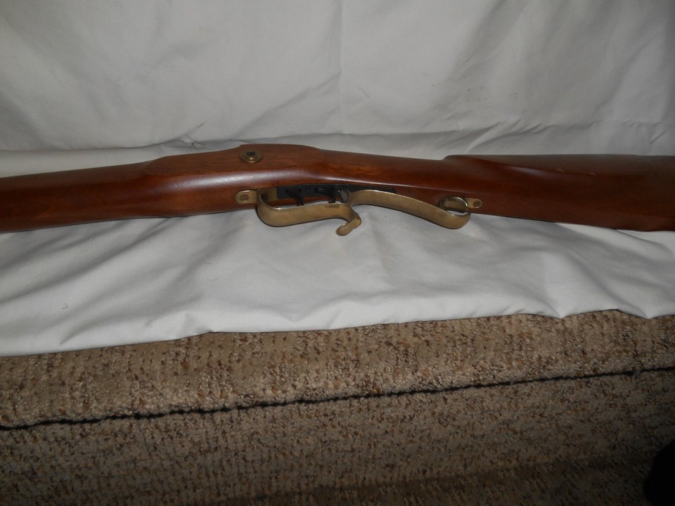 Thompson Center Hawken flintlock stock and lock and double set trigger ...