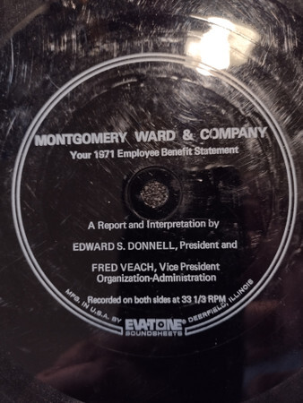 Edward S. Donnell, Fred Veach - Montgomery Ward & Company Your 1971 ...
