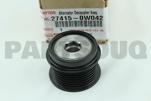 274150W042 Genuine Toyota PULLEY, ALTERNATOR W/CLUTCH 27415-0W042 | eBay