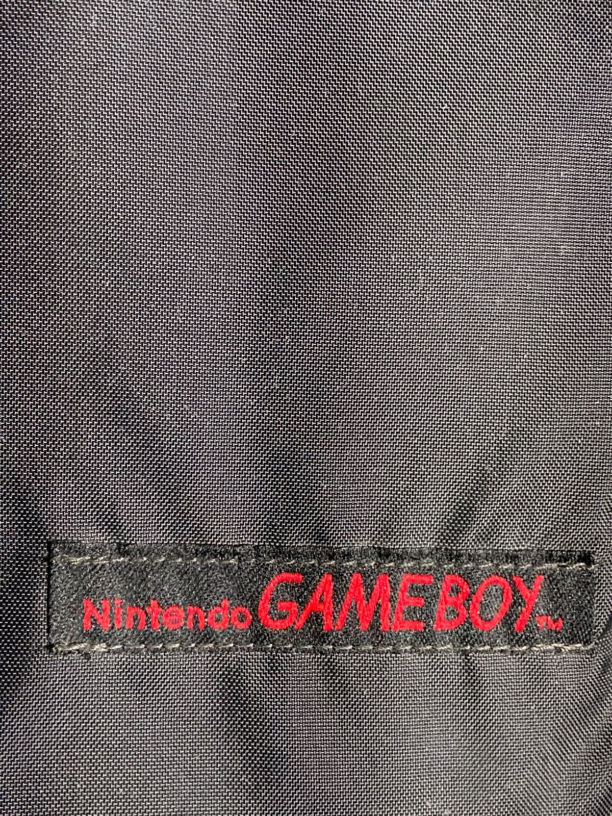 Vntg Nintendo Gameboy Soft Case Nylon bag w/ Hard Plastic tray bottom ...