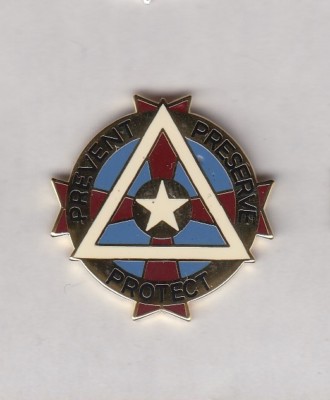 US ARMY DENTAC DENTAL ACTIVITY FT BLISS TX crest DUI badge c/b V-21 | eBay