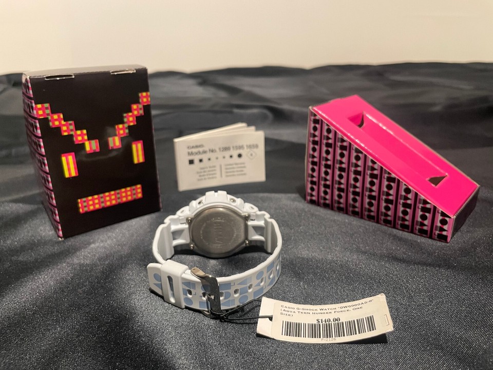 SUPER RARE CASIO G-SHOCK DW-6900AS-8CS "AQUA TEEN HUNGER FORCE" WATCH ...