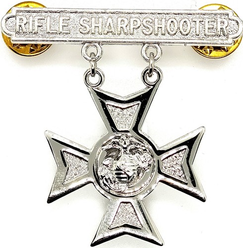 USMC US Marine Corps Qualification Badge Rifle Sharpshooter ...