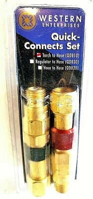 Oxy Acetylene Welding - Quick Connections