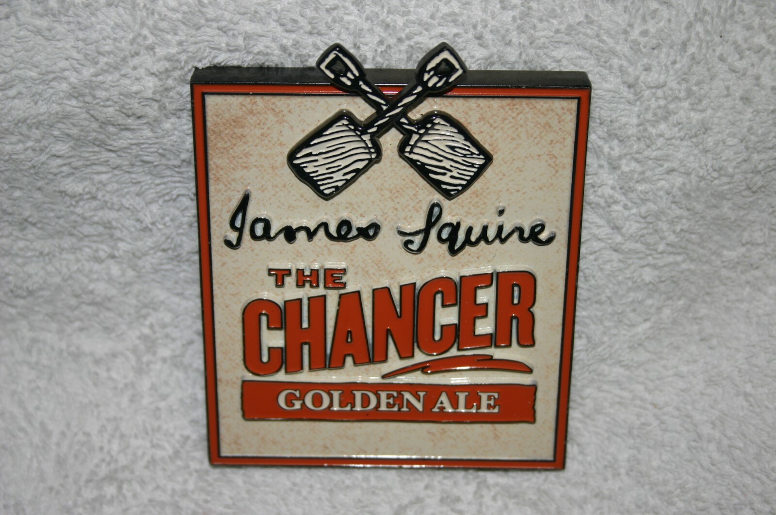 James Squire. " The Chancer Golden Ale " Beer Badge/Tap/Top/Decal | eBay