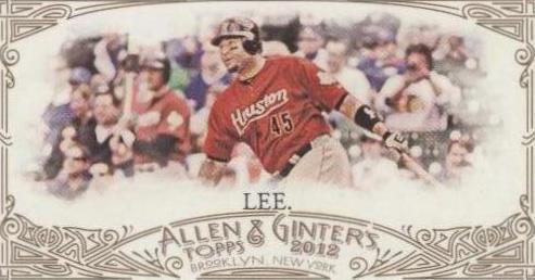 2012 Topps Allen & Ginter's - Carlos Lee #234 Mini Allen & Ginter Back ...