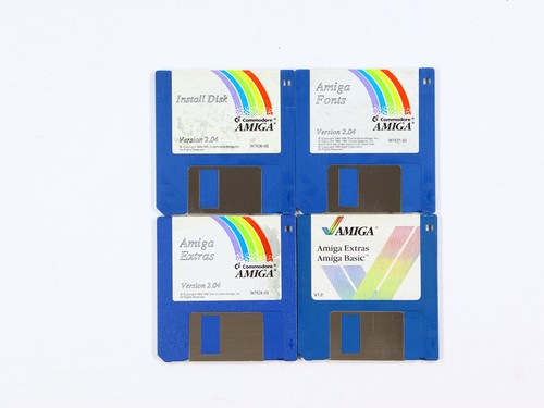Commodore Amiga - Install Disk Version 2.04, Fonts, Extras - 3.5 ...