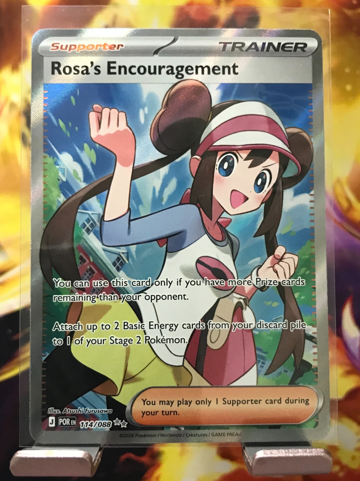 2026 Pokémon Rosa’s Encouragement 114/88 Mega Evolut Perfect Order | eBay