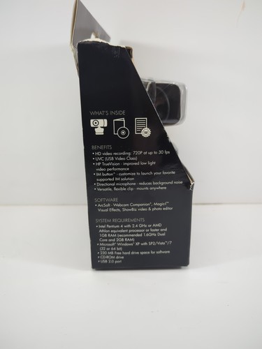 HP Web Cam HD-3110 720p with TrueVision *NEW* pp1 885631000854| eBay