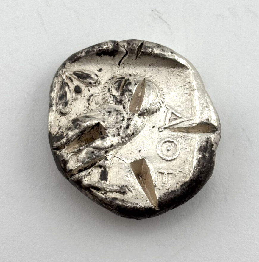 Athens Tetradrachm Ancient Greek 449-413 BC Athena/ Silver Owl Coin 17g ...