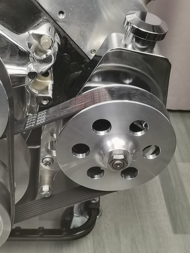 Chevy Small Block Serpentine System All Inclusive Kit 8 Rib 283 350 400 ...