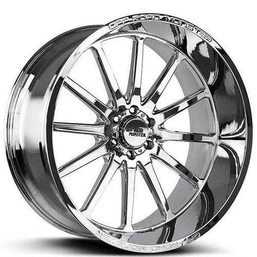 26x12" Off Road Monster Wheels M26 Chrome Rims (4 pcs) | eBay